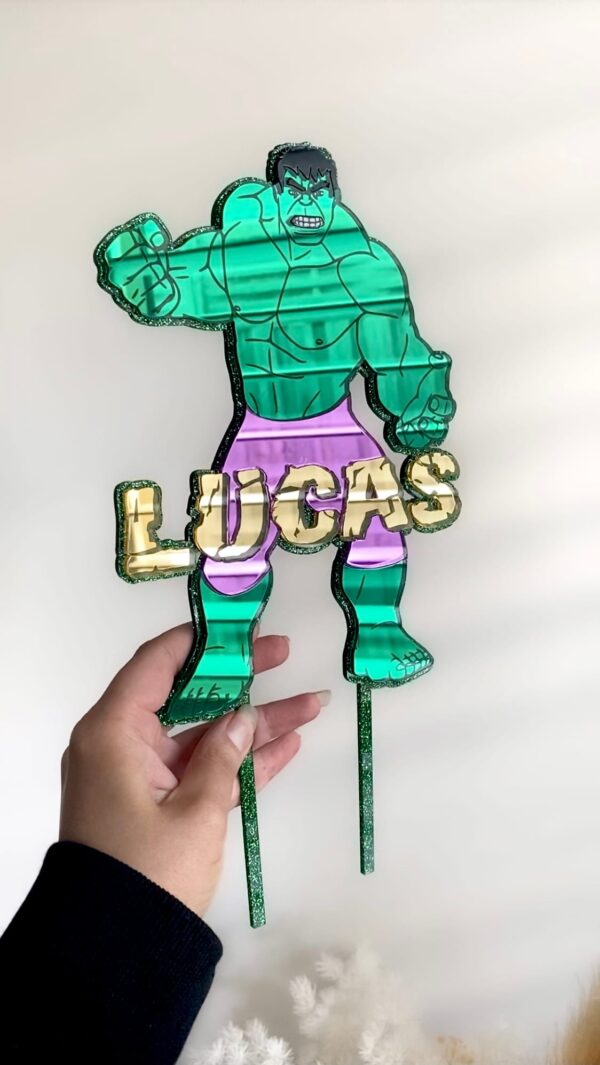 Cake Topper | The Hulk - Chuckle & Wood