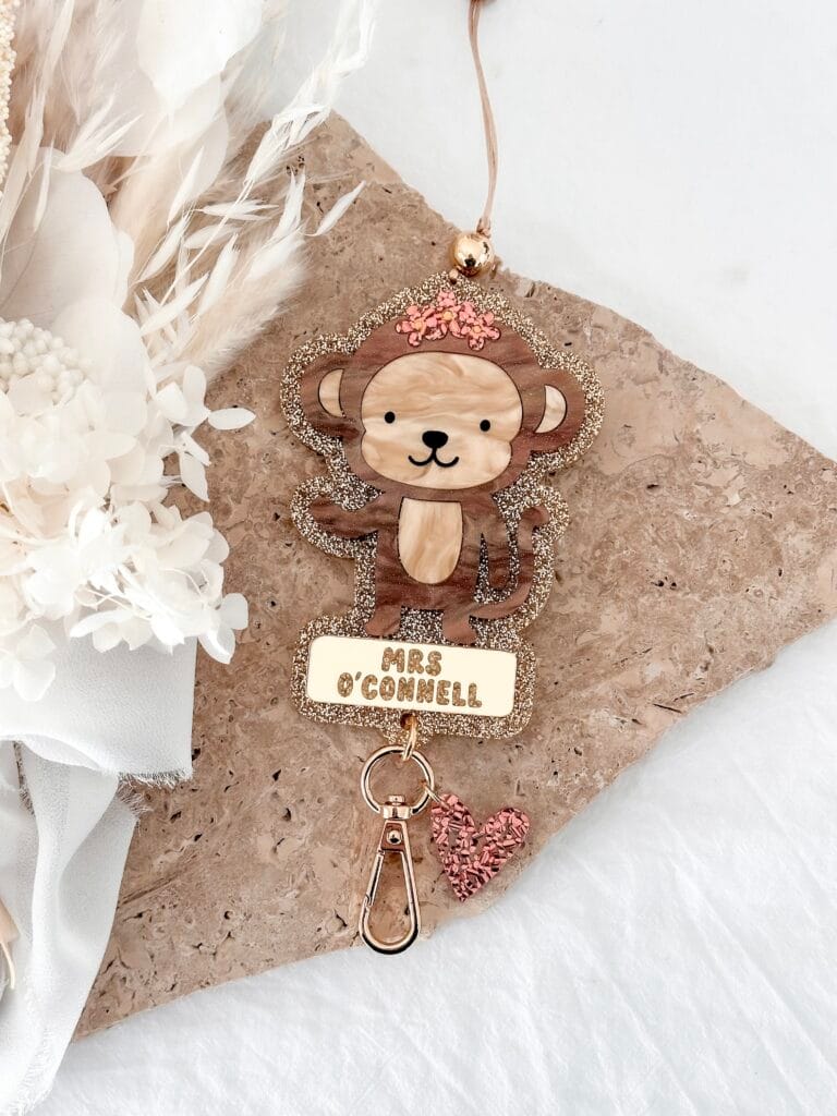 Monkey Lanyard - Chuckle & Wood
